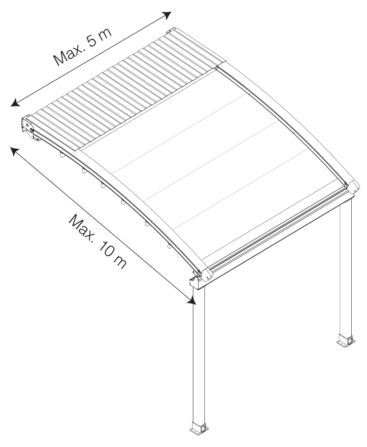 Oztech Halo Retractable Roof System - Instaco: Architectural Shade ...